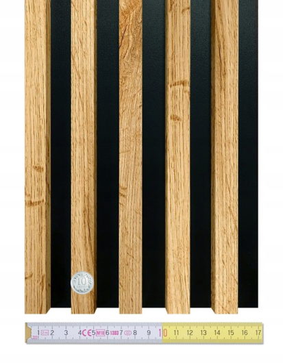 Lamele MINI SLIM – Dąb Wotan - E-lamele