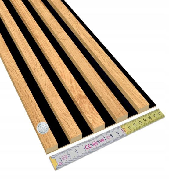 Lamele MINI SLIM – Dąb Wotan - E-lamele